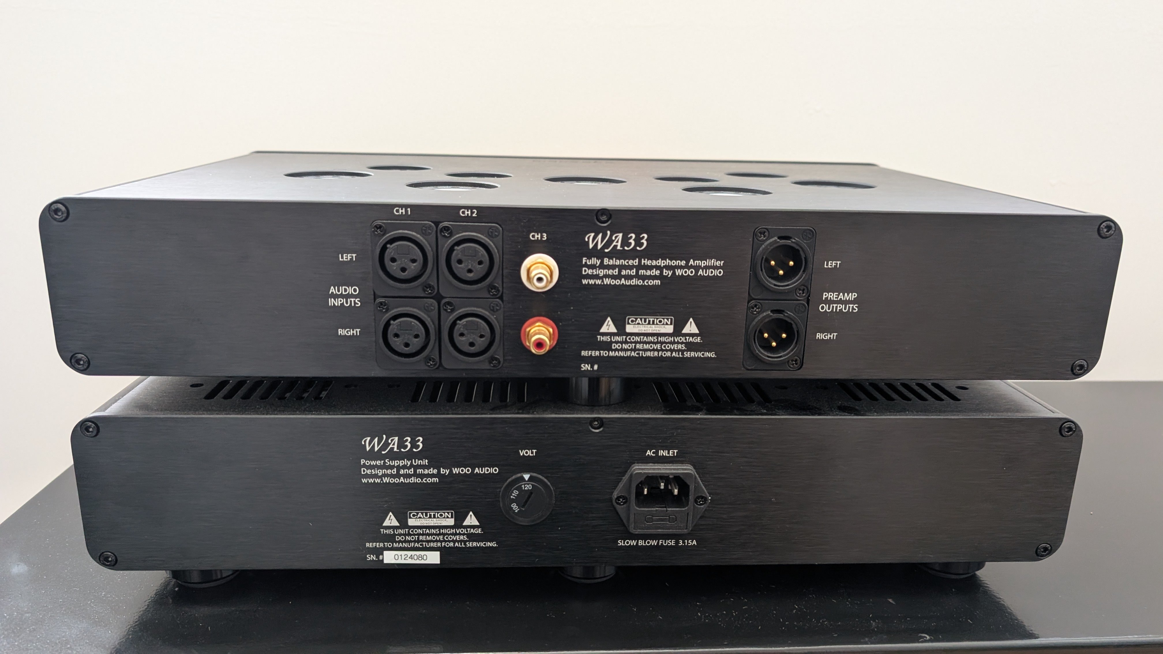Closed: Woo Audio WA33 - 10W fully balanced push/pull 2a3 amp ...