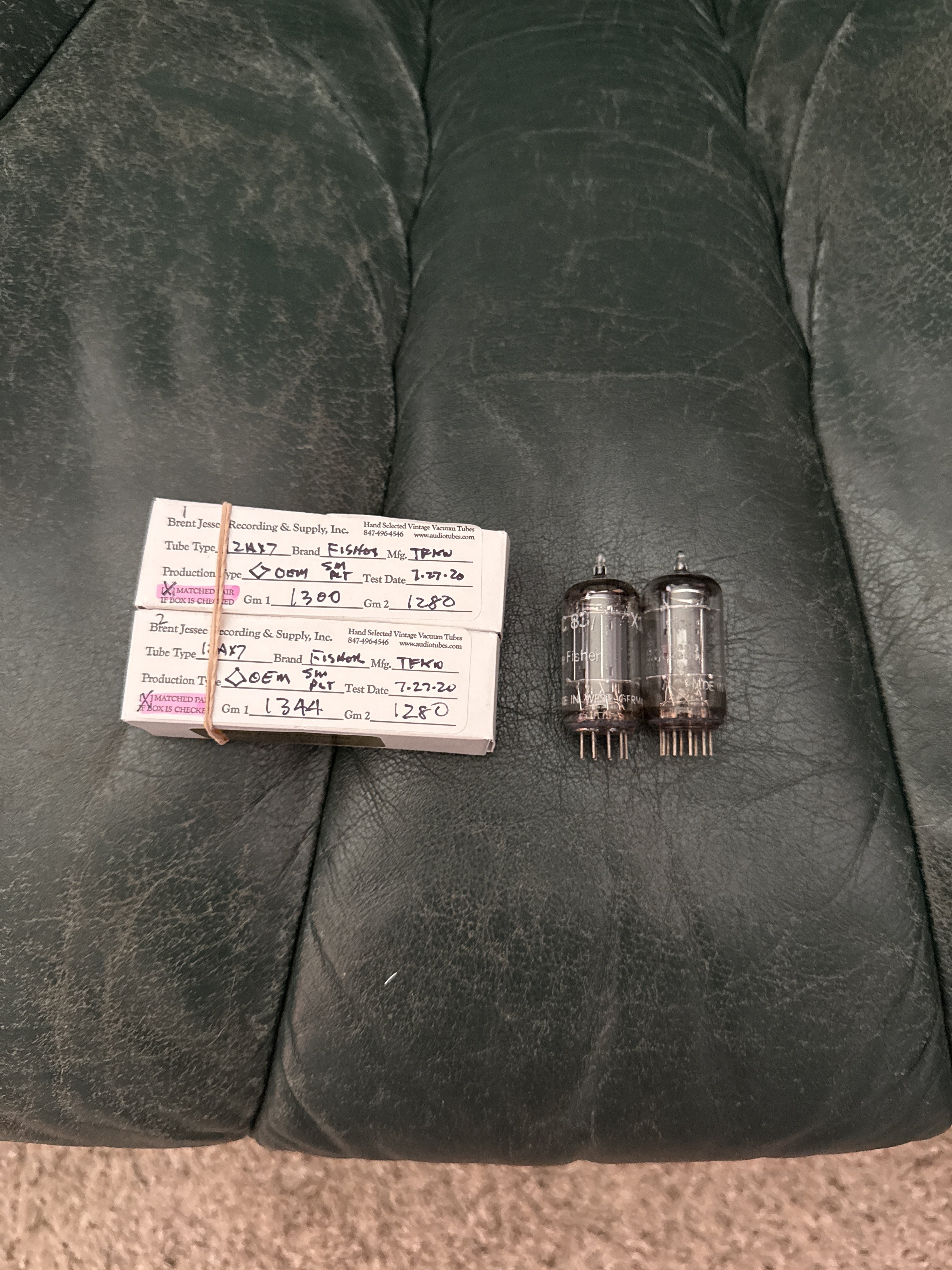 Sold: Telefunken 12ax7 Brent Jesse NOS pair | Headphone Reviews and ...