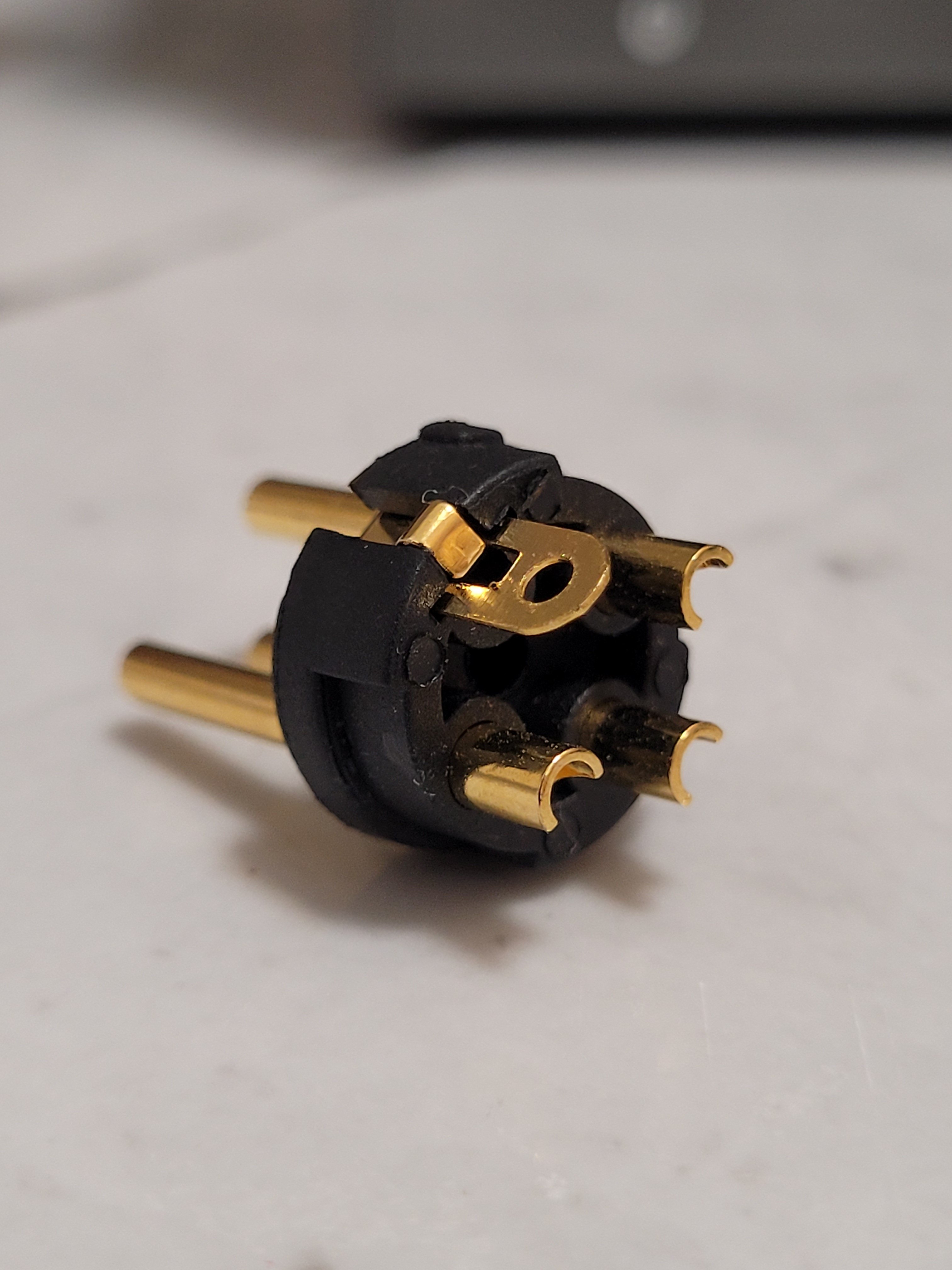 Working on a low-profile connector for my Schitt Stack, but can't ...