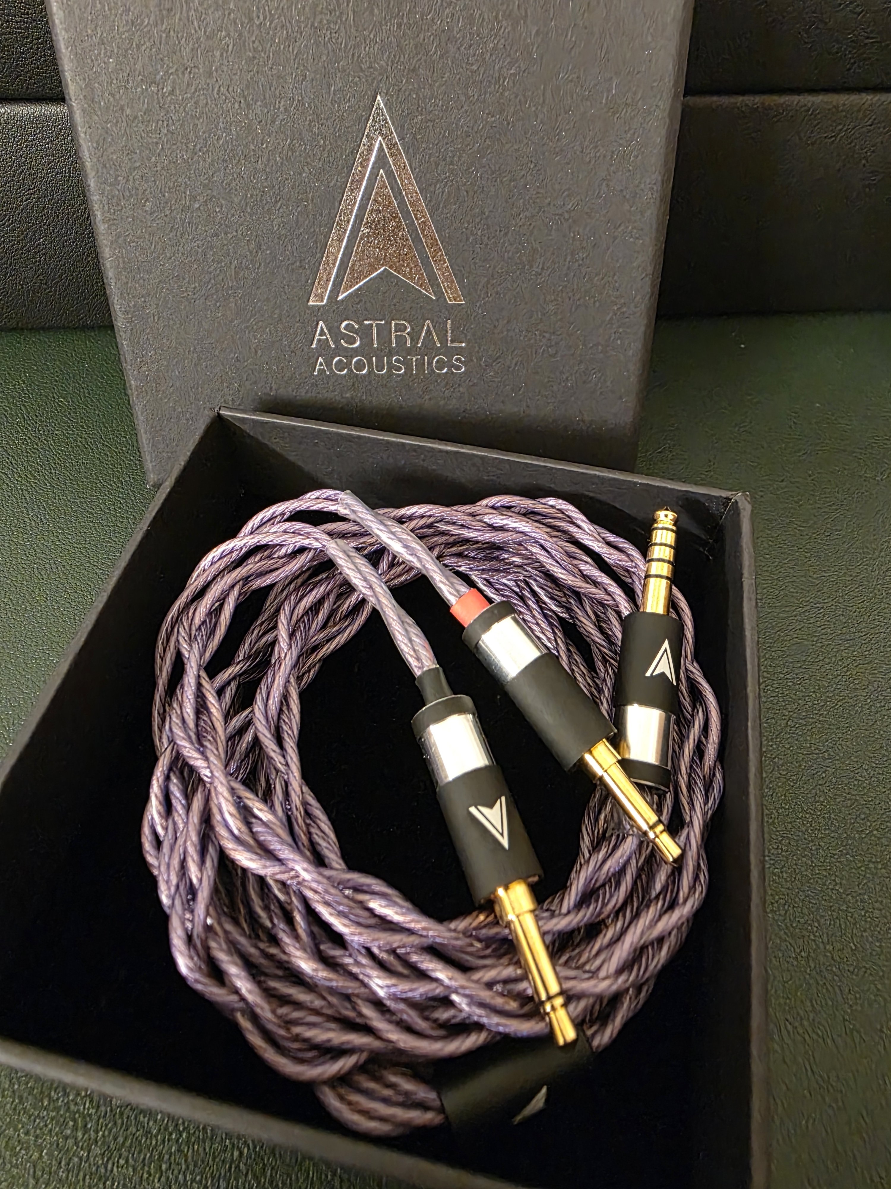 Closed: Astral Acoustics Copper Cable in Purple for HIFIMAN, Focal ...