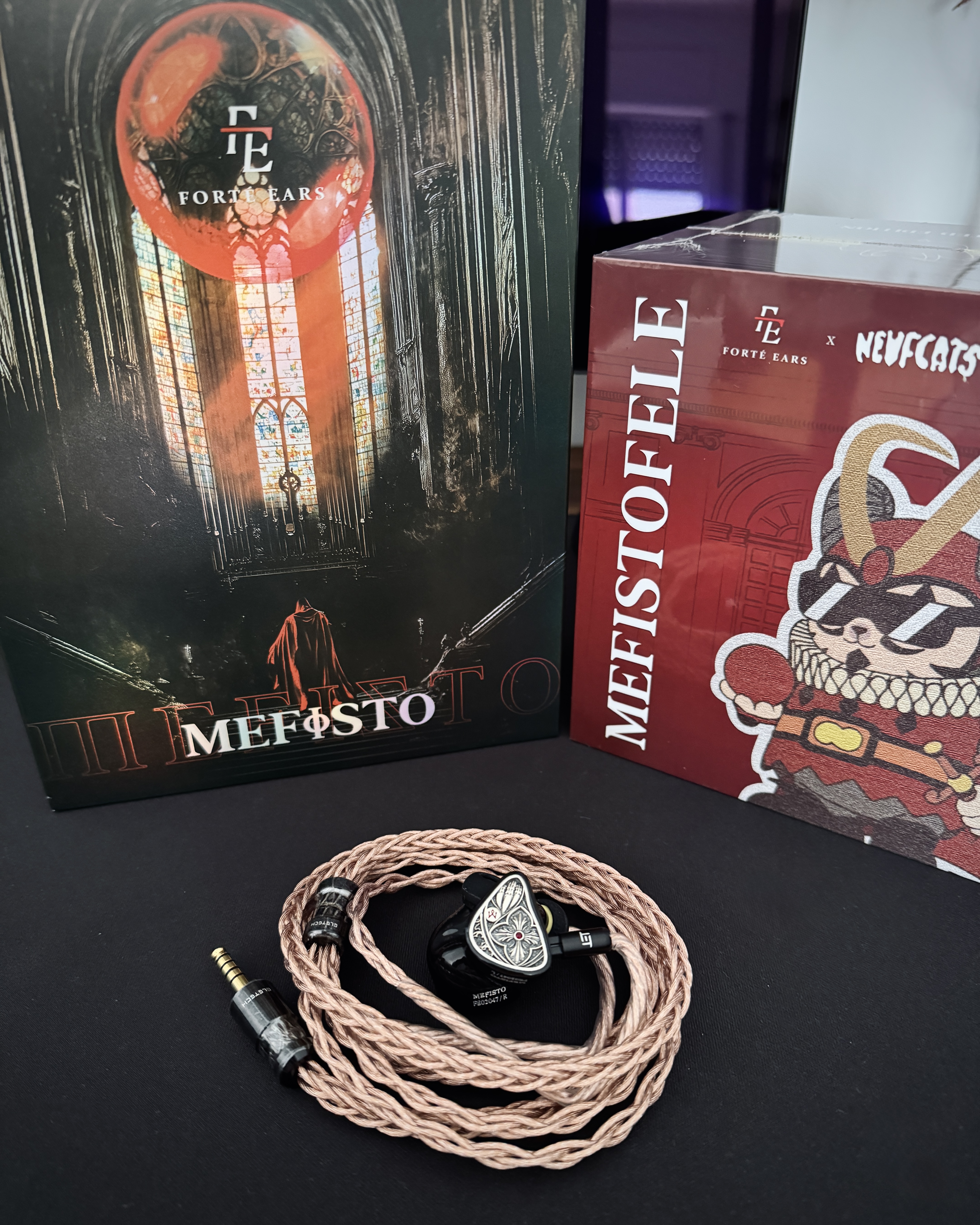 Sold: Forte Ears Mefisto (Tour de Force Package) Brand new! | Headphone ...
