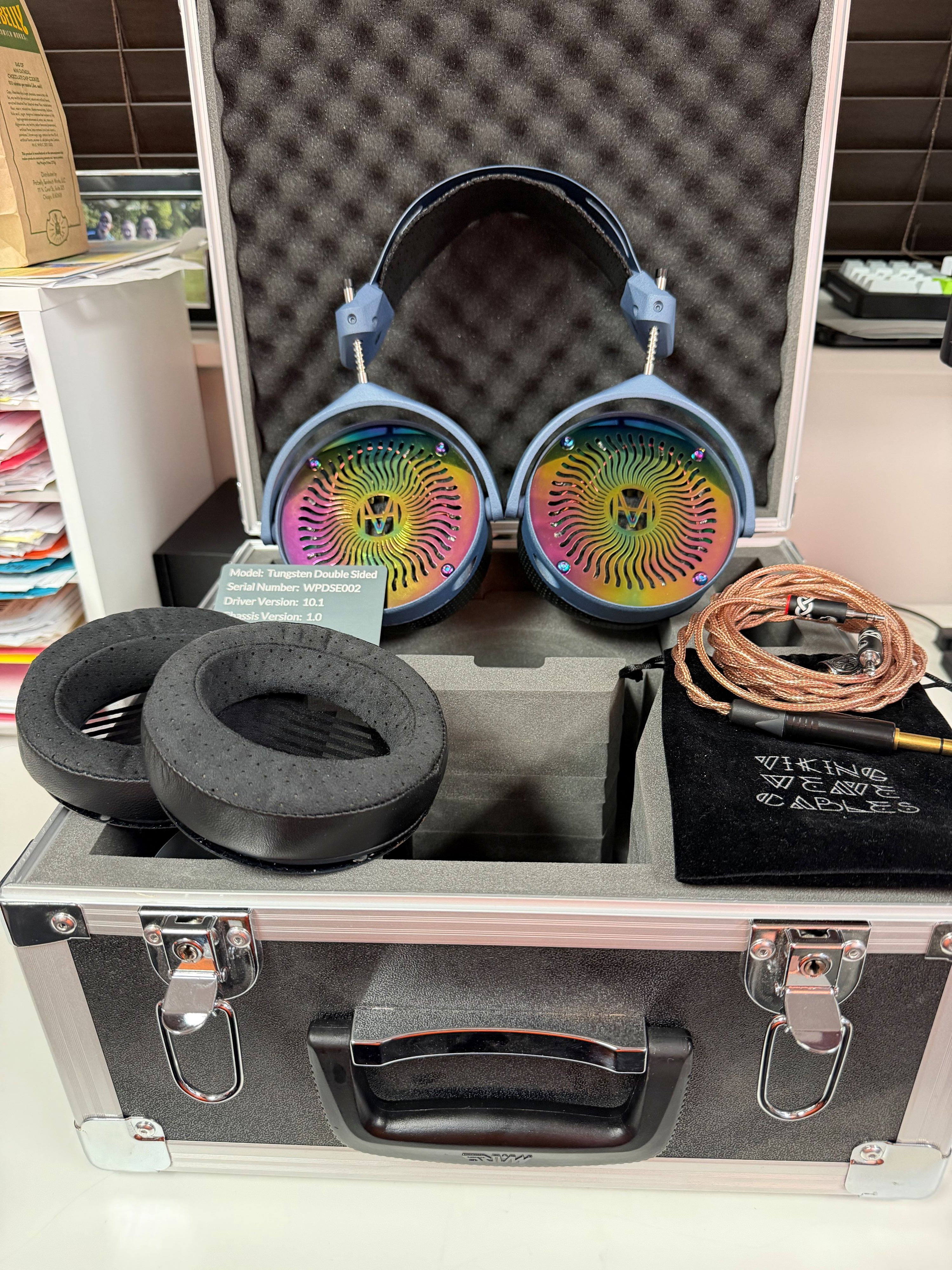 Sold: Custom ModHouse Tungsten Double Sided w/ Extras | Headphone ...