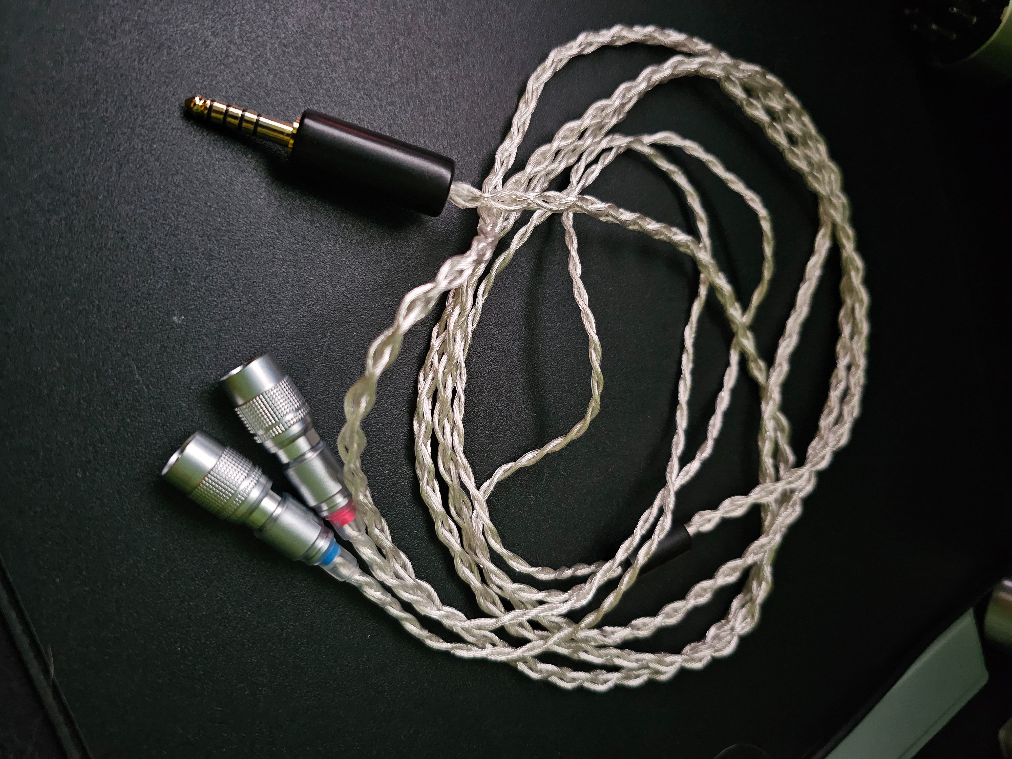 Sold: Lavri Master Silver cable for DCA headphones 4.4mm (2m ...