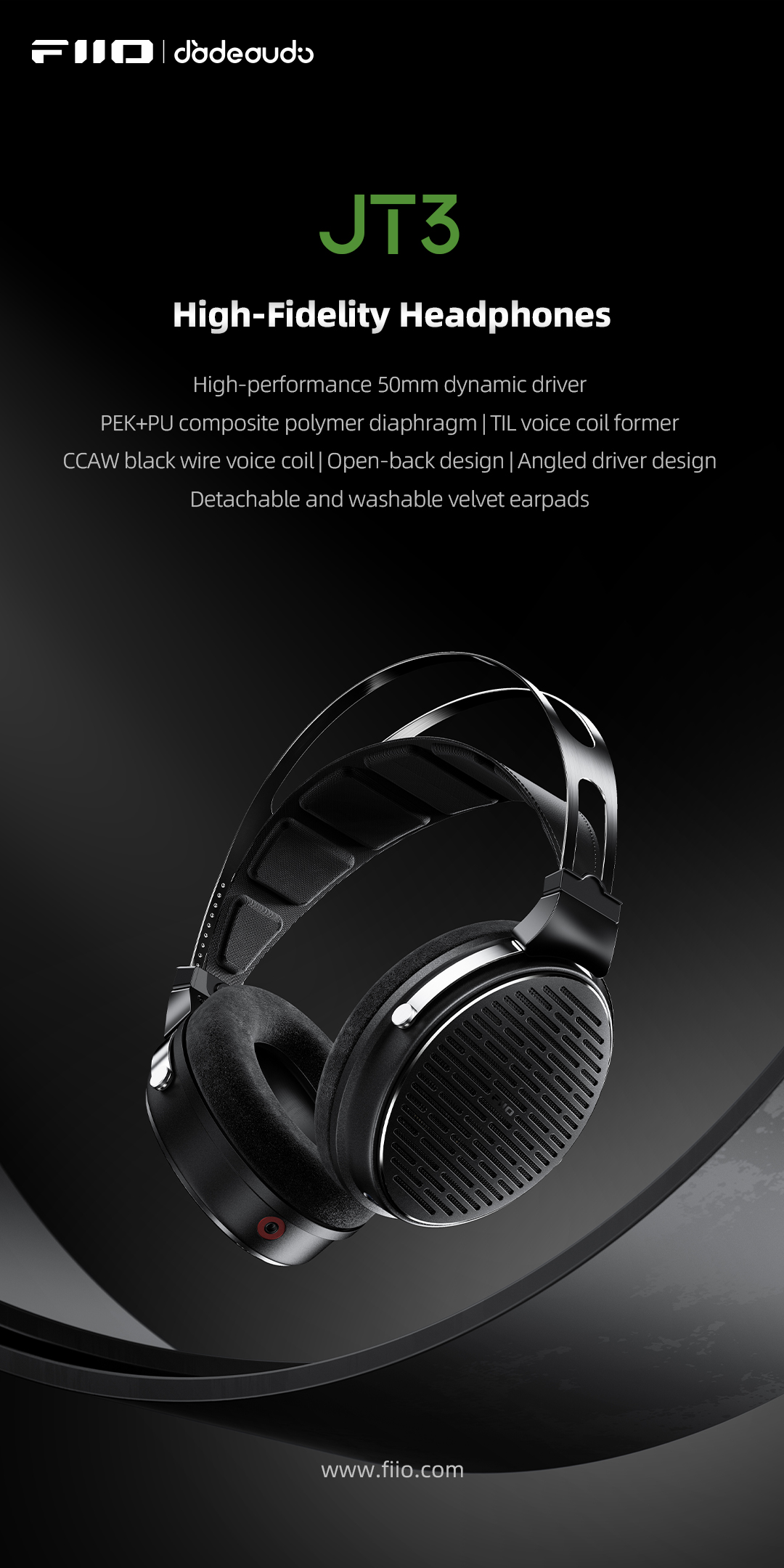JadeAudio(FIIO sub-brand) JT1/JT3/JT7 Over-Ear Headphones Discussion & Impressions Thread | Page ...