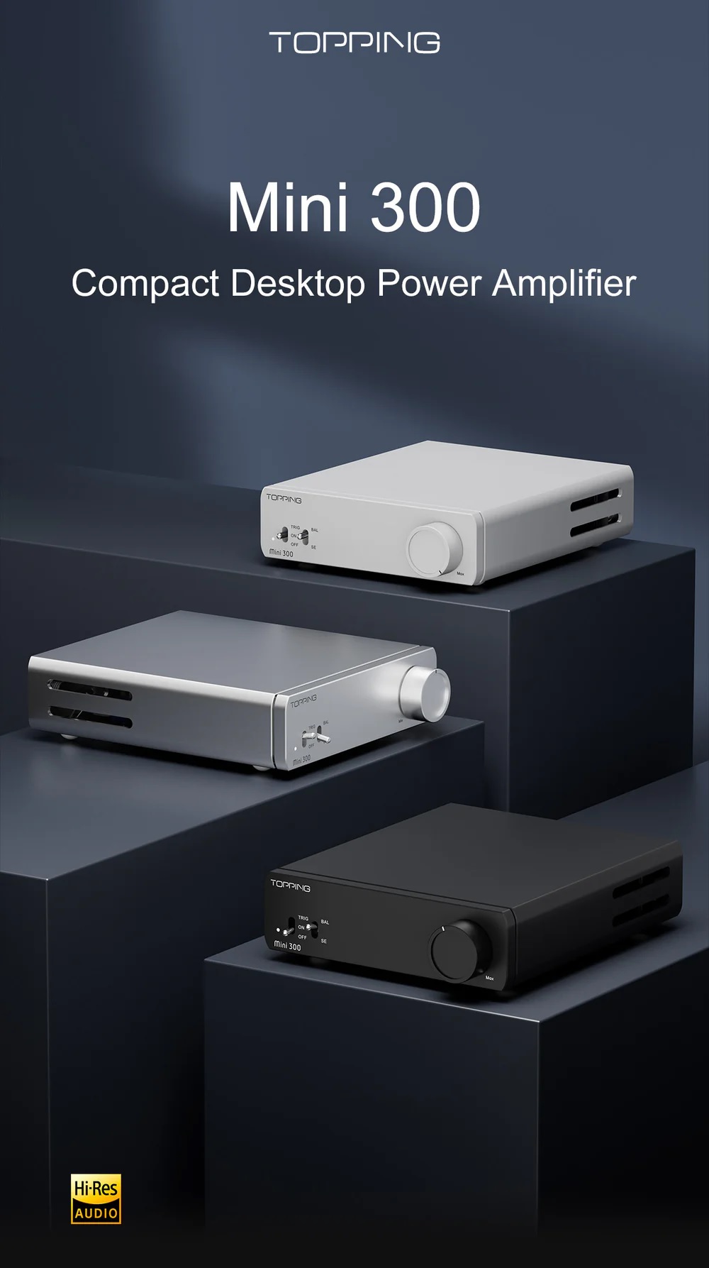 The TOPPING Mini 300 Compact Power Desk Amplifier - Now on Apos ...