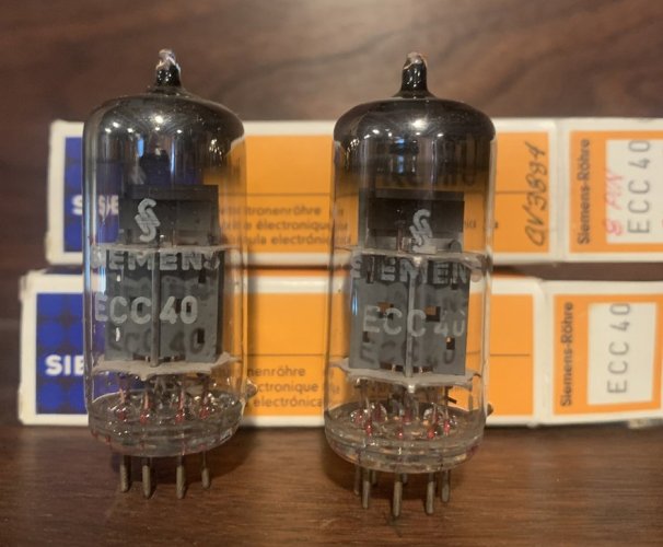 Siemens/Rohre NOS NIB ECC40 Pair tubes | Headphone Reviews and ...