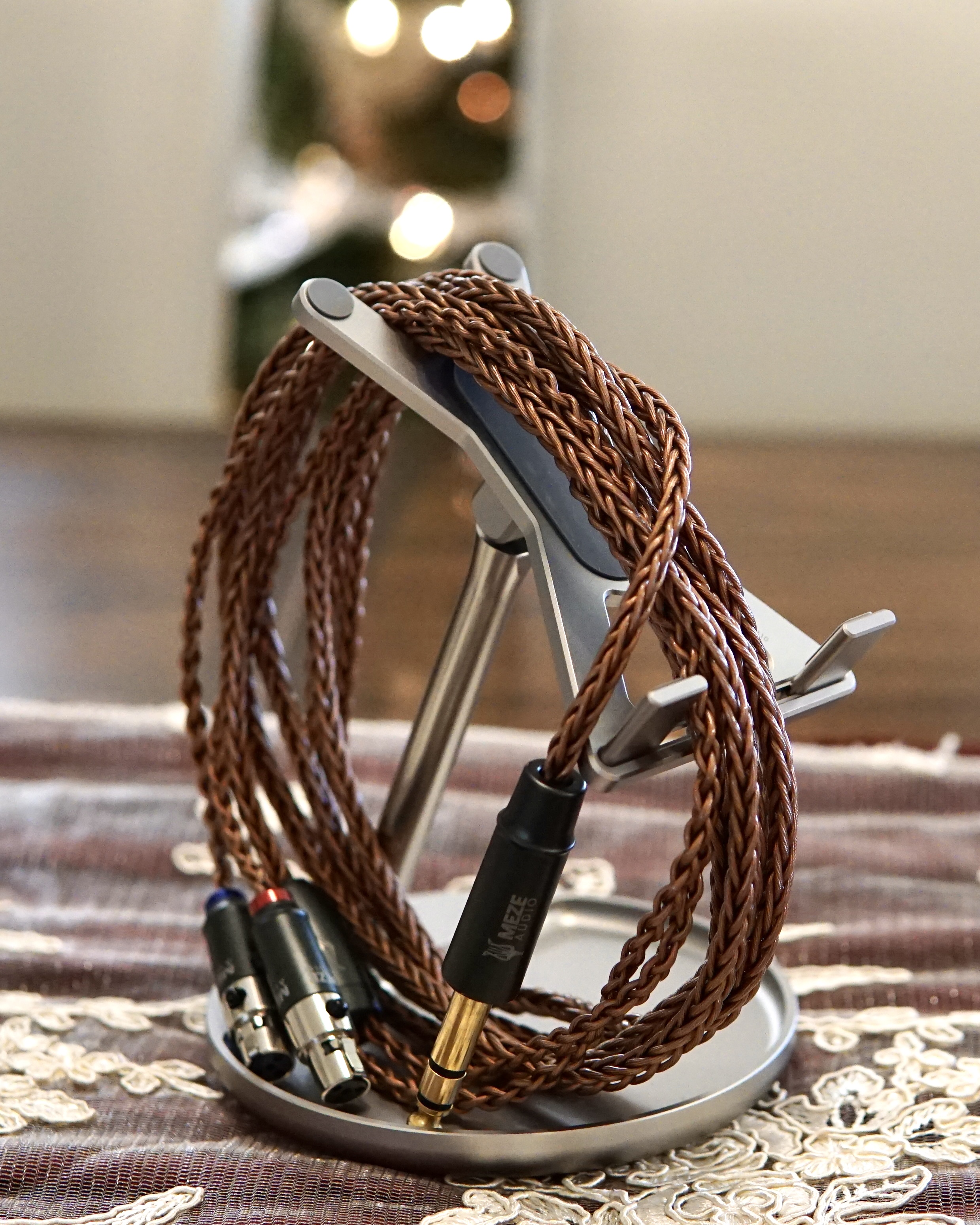 Sold: 8.2’ Meze Copper Mini-XLR to 6.3mm (1/4 in) Cable | Headphone ...