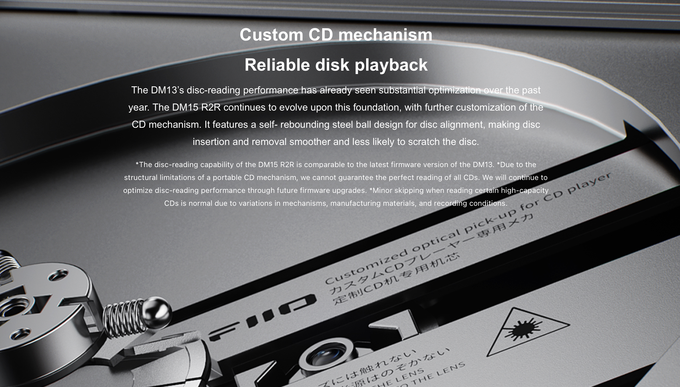 [FIIO DM13] HiFi Balanced Output Portable Stereo CD Player DM13 Is ...