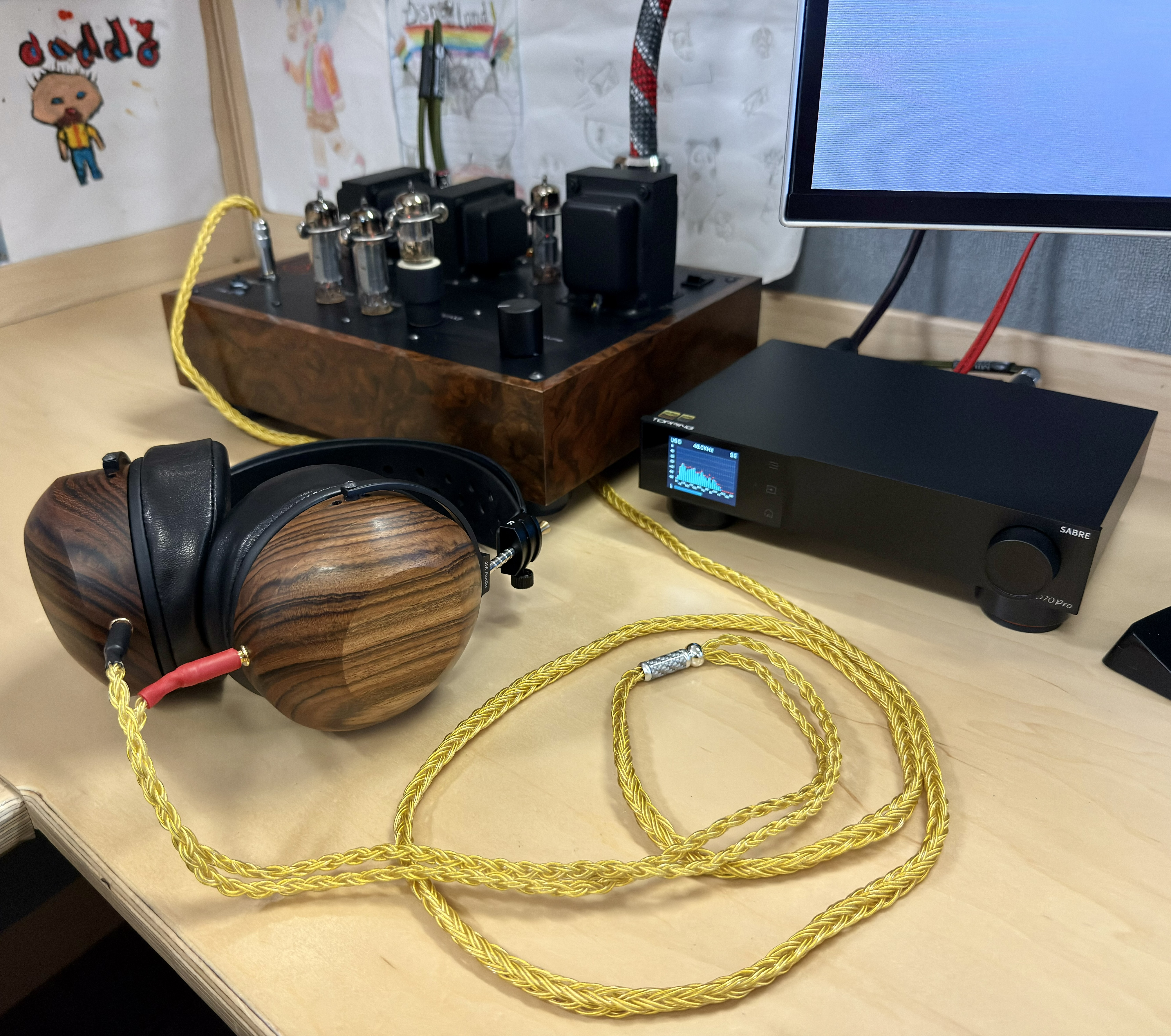 Show us your Head-Fi station at it's current state. No old pictures ...