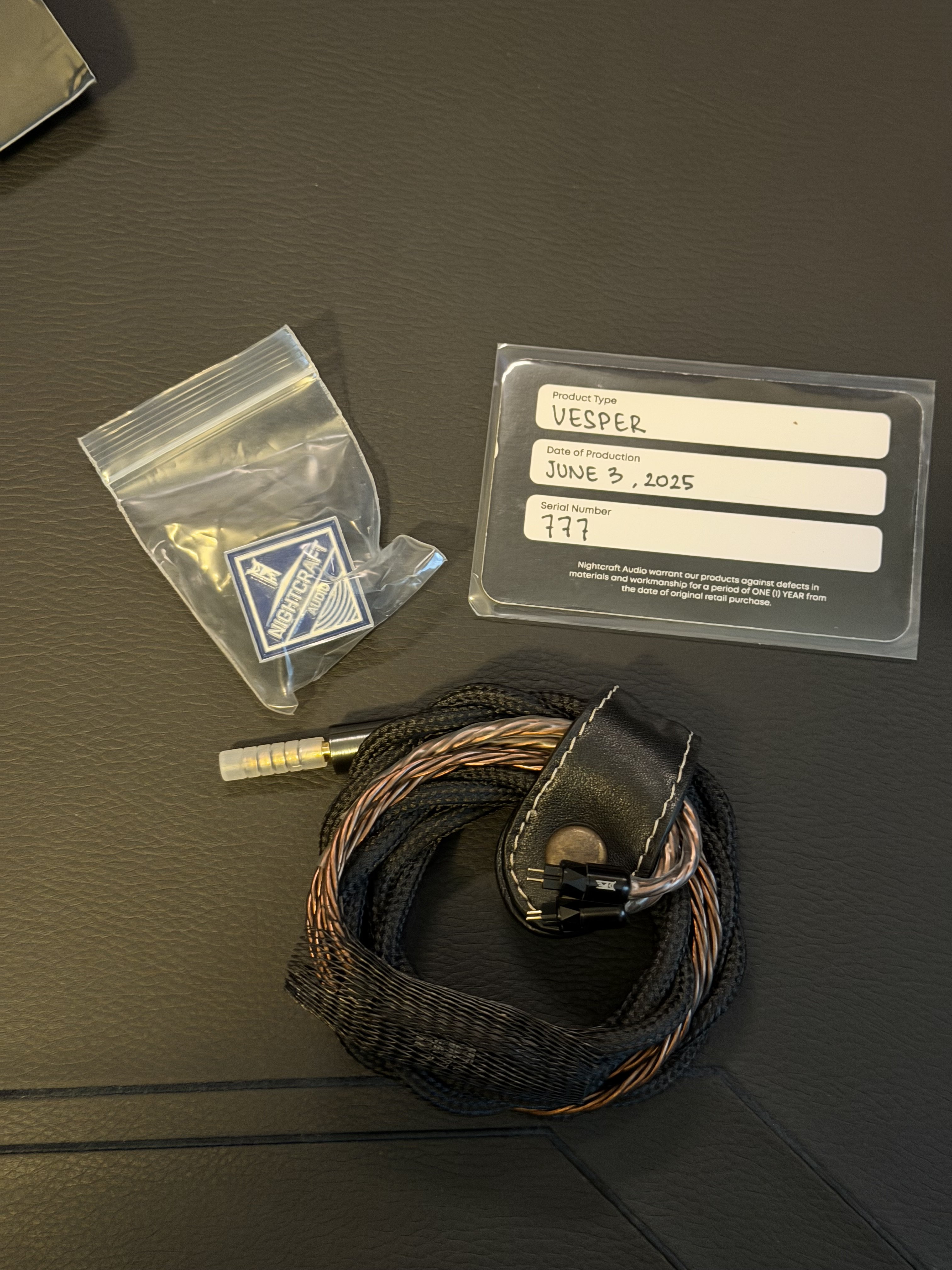 Sold: ***SOLD*** Nightcraft Vesper S/N #777 4.4mm with Versa ...