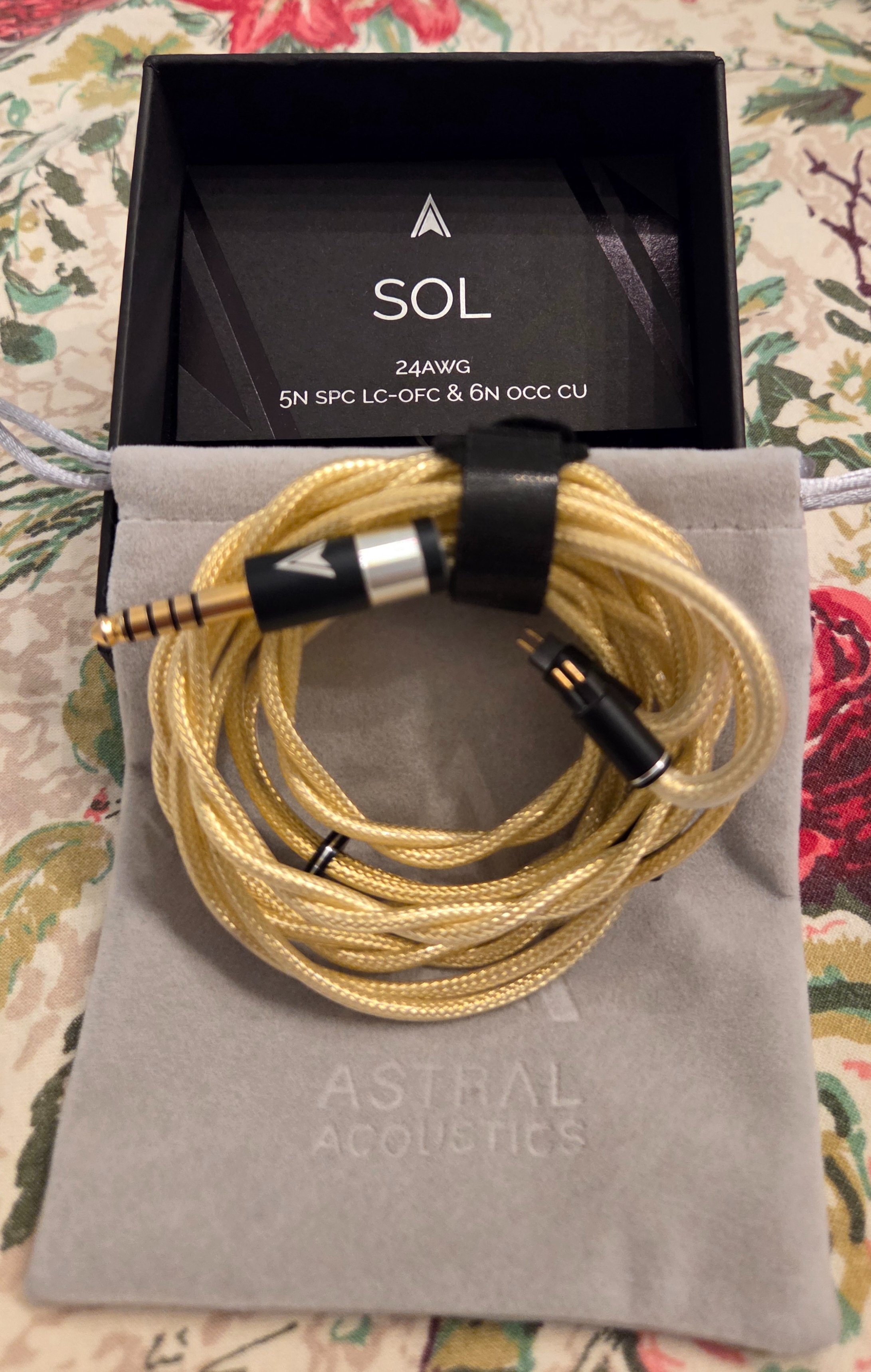 Sold: SOLD! Astral Acoustics SOL 4.4mm 2pin cable | Headphone Reviews ...
