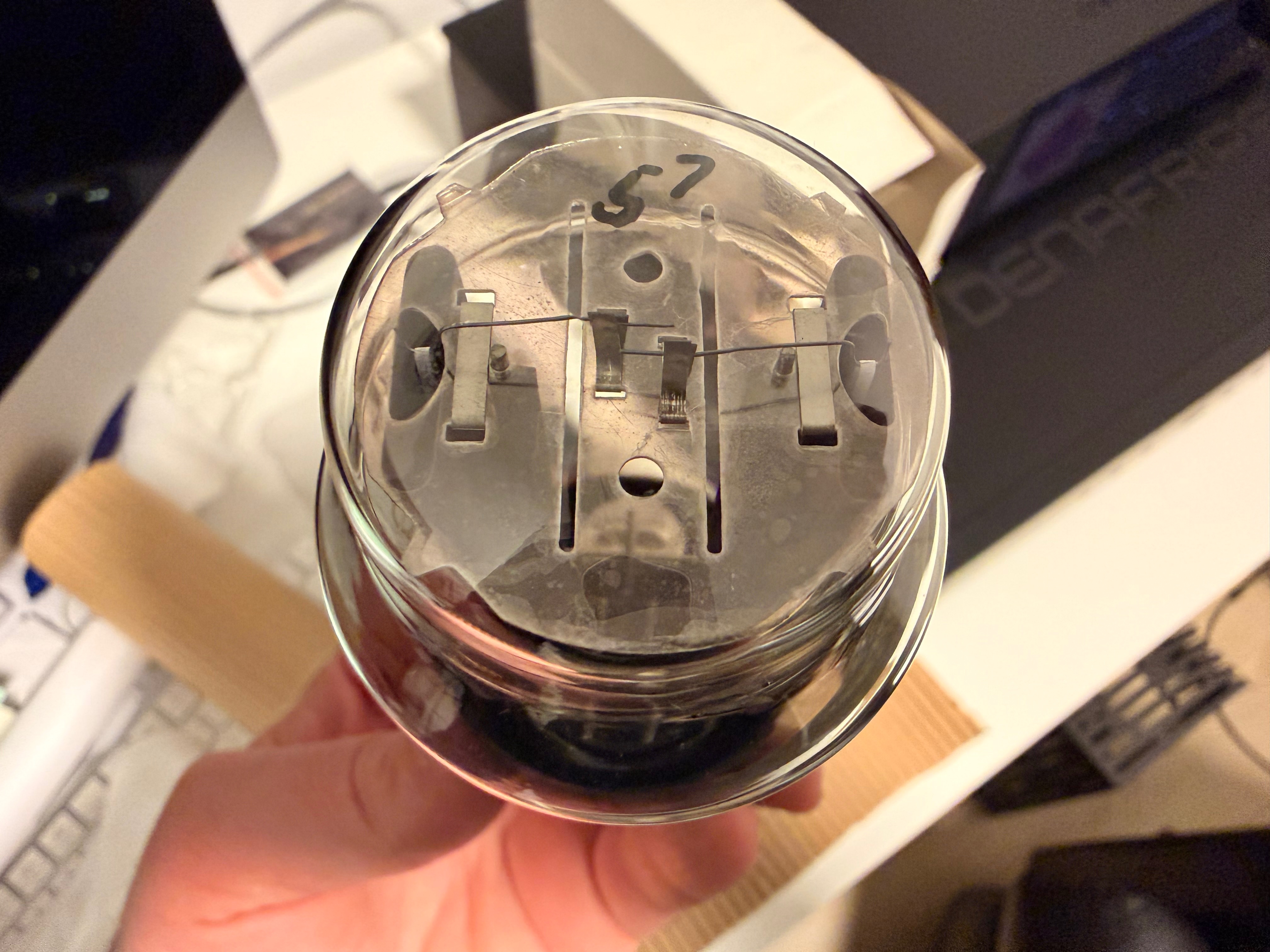 Sold: Matched Pair GEC / MO-V U52 (5U4G) Rectifier Tubes – Black Base ...