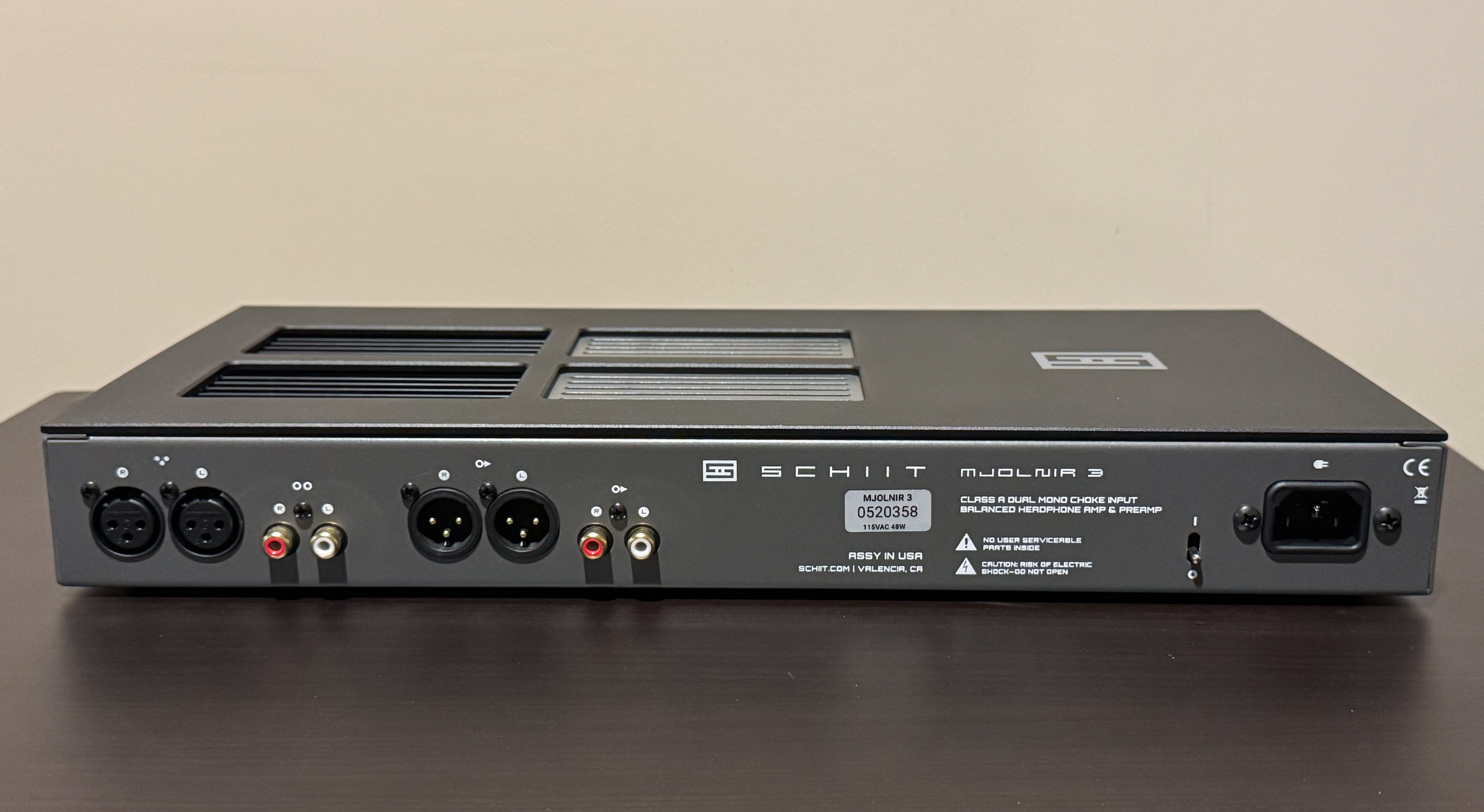 Sold: Schiit Mjolnir 3 Headphone Amplifier - Black | Headphone Reviews ...