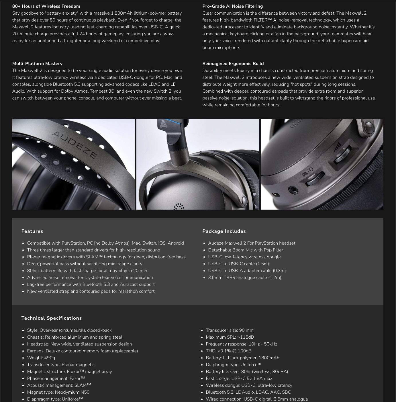 Audeze - Maxwell Gaming Headsets! | Page 323 | Headphone Reviews and ...