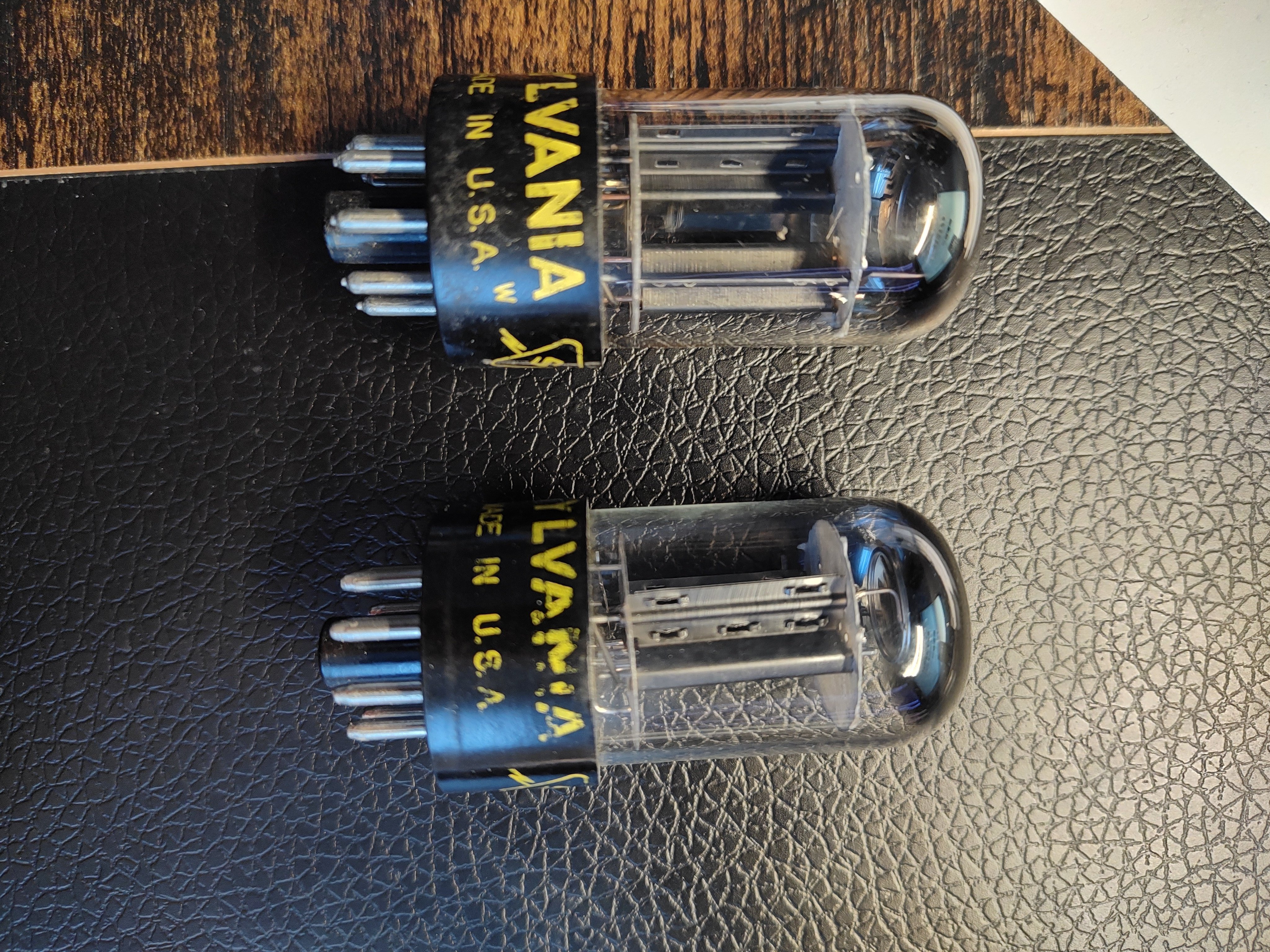 Pair of Sylvania VT-231 6SN7GT Yellow Labelled NOS tubes | Headphone ...