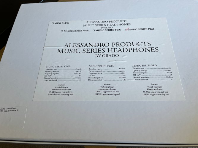 Grado Alessandro MS Pro X + extras | Headphone Reviews and Discussion ...