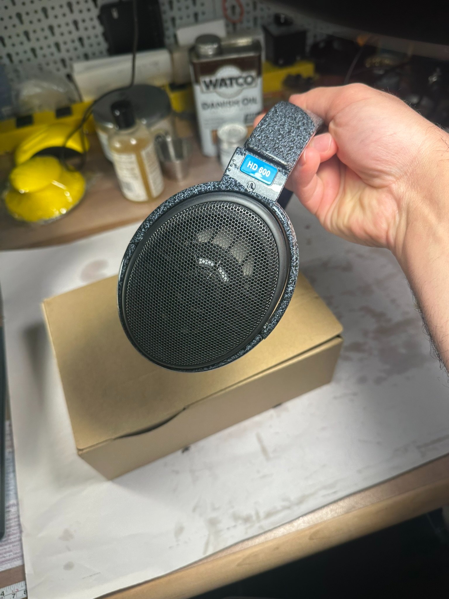 Sold: HD600 Marble (Made in Ireland) *Channel Imbalance* | Headphone ...
