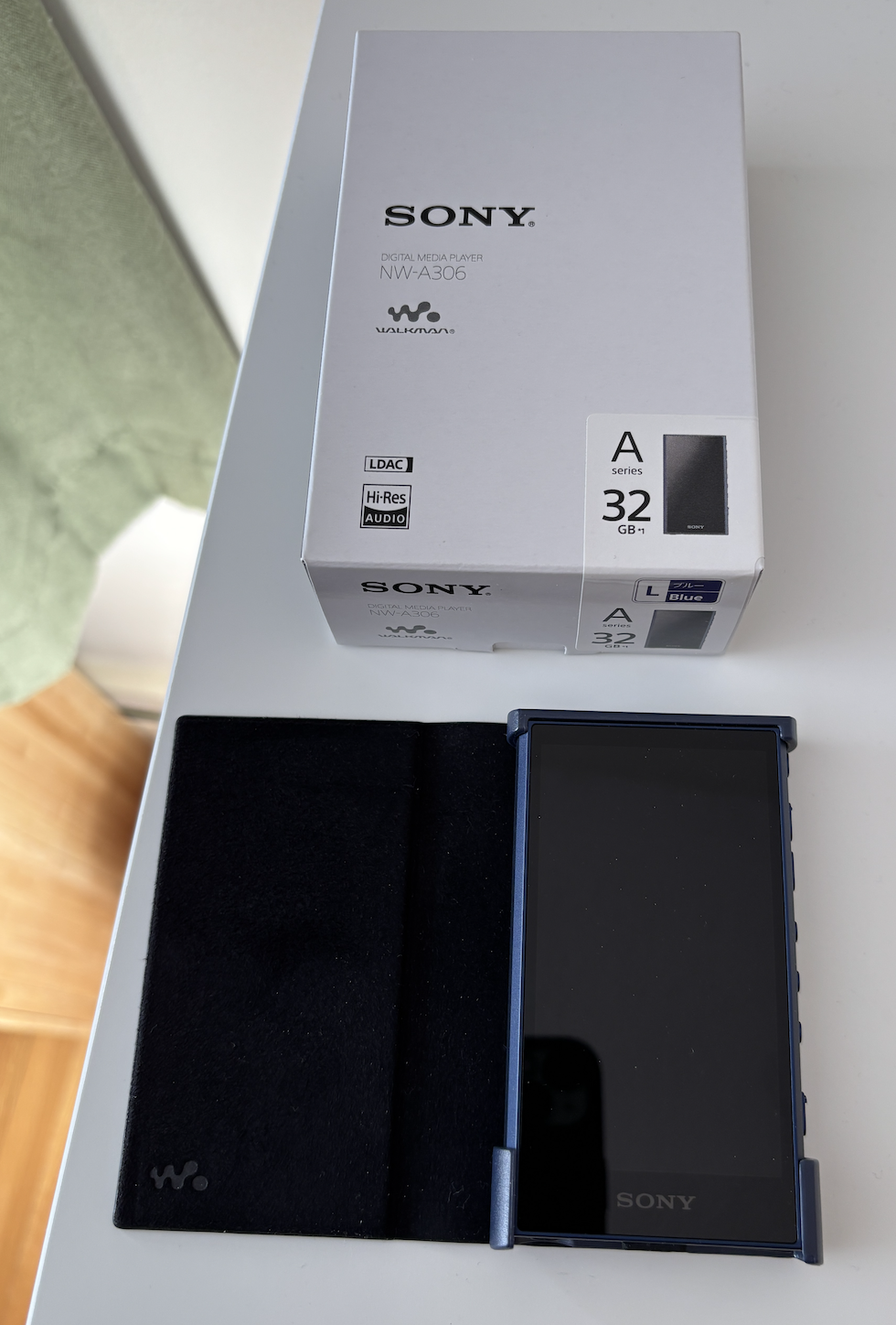 Sold: Sony NW-A306 Uncapped Japanese version + Case - Blue | Headphone ...