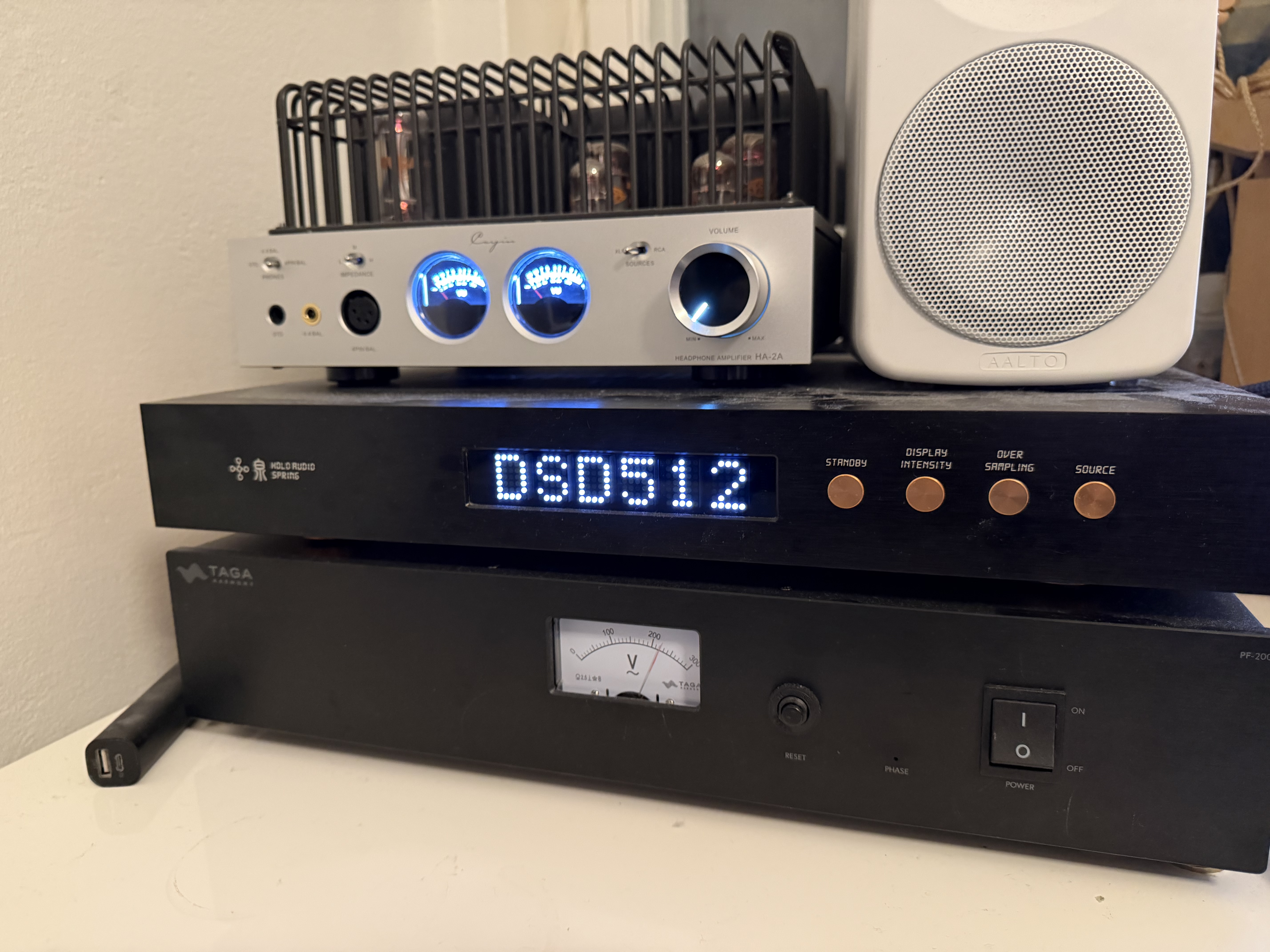 Show us your Head-Fi station at it's current state. No old pictures ...