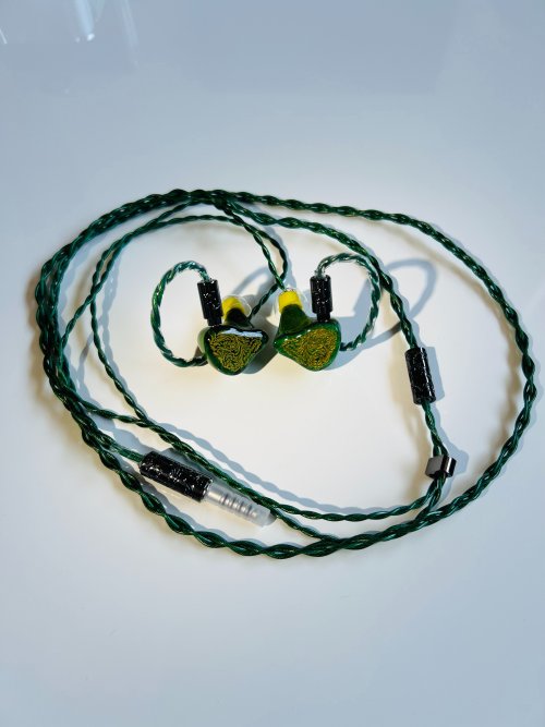 Rhapsodio Analog Giant 4-wire cable IEM Complete Set Like-New Condition ...