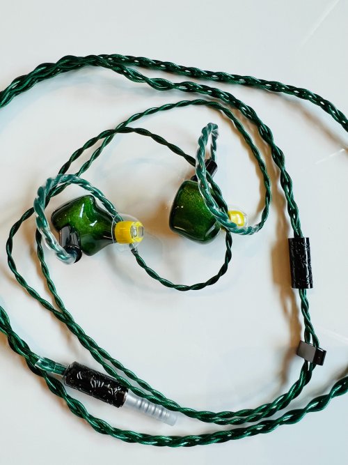 Rhapsodio Analog Giant 4-wire cable IEM Complete Set Like-New Condition ...