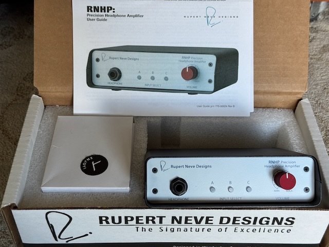 Rupert Neve RNHP Balanced Headphone Amp | Headphone Reviews and ...
