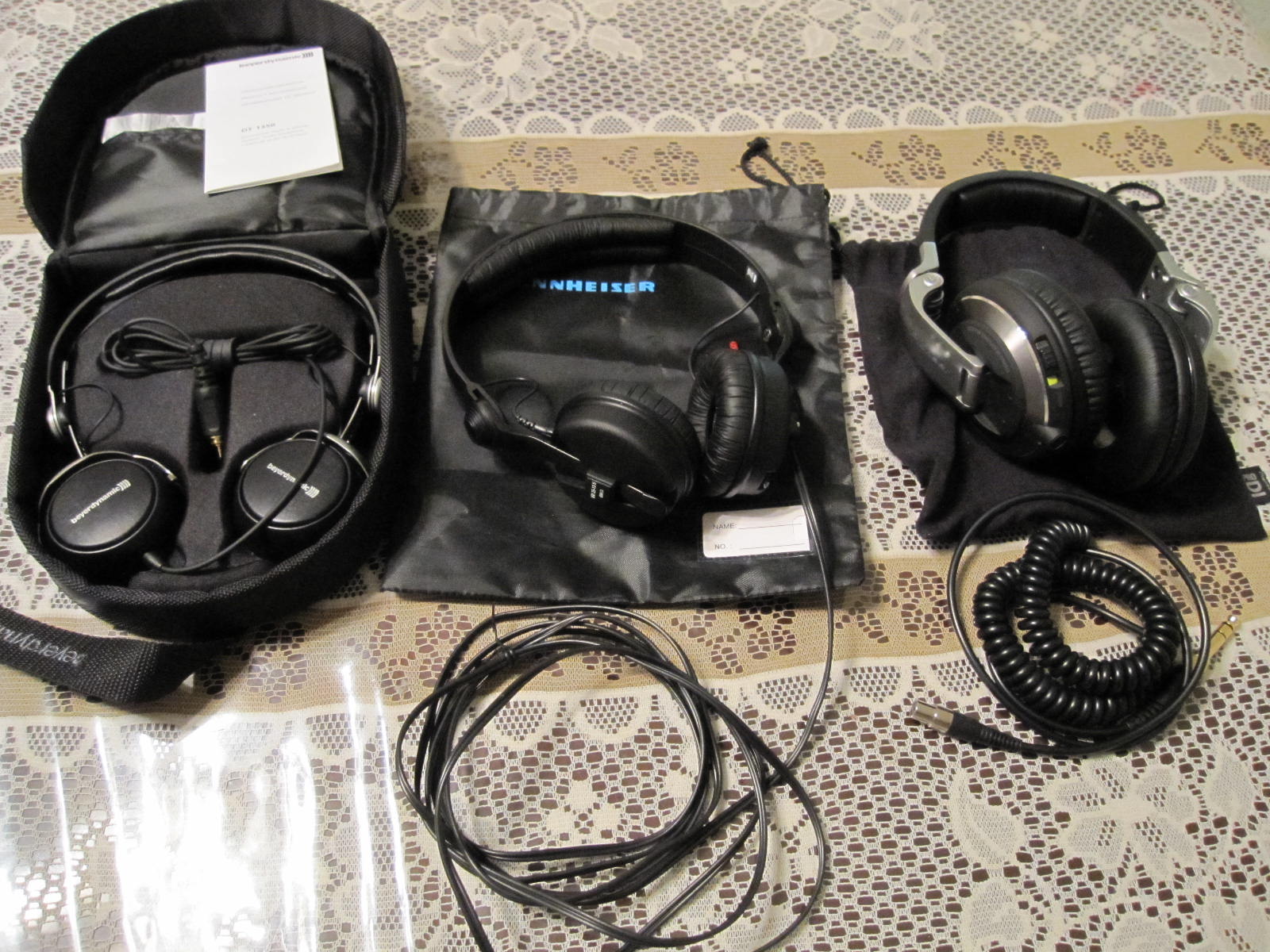 [review/comparison] Beyerdynamic DT1350, T50p, Sennheiser HD25-1-ii ...