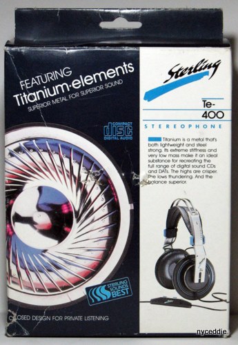 Does anyone know of sterling headphones? i have an amzing set of te-400 ...