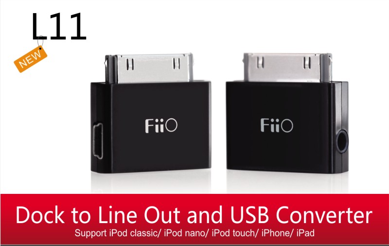 Fiio New Product, Dock to Line Out and USB Converter L11 Comming Soon ...