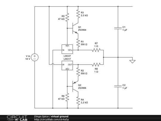 Virtual Ground (regulated!) - and Rail Splitter Circuits! - Thread ...
