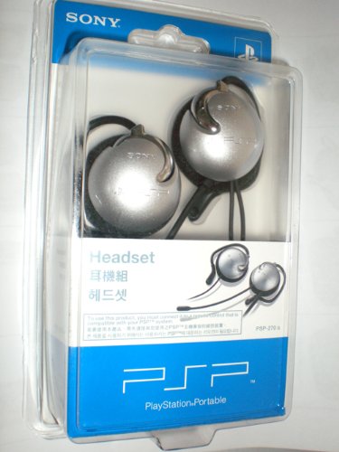 Sony PSP Headset with built in microphone and remote control with ...