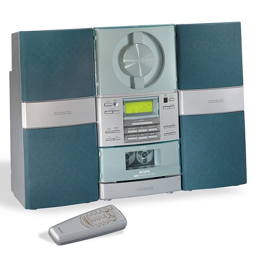 GPX S7030 Vertical CD Player with Digital AM/FM and Cassette Player ...