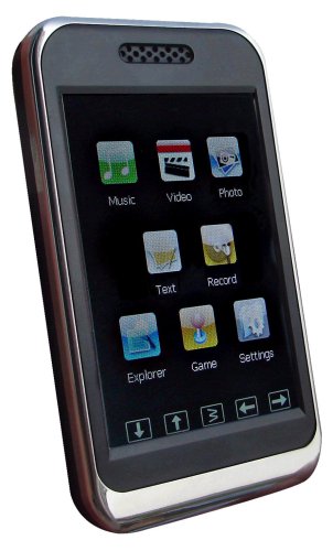 Sylvania 4GB MP3 Player with 2.8-Inch Color Touch Screen (Black ...