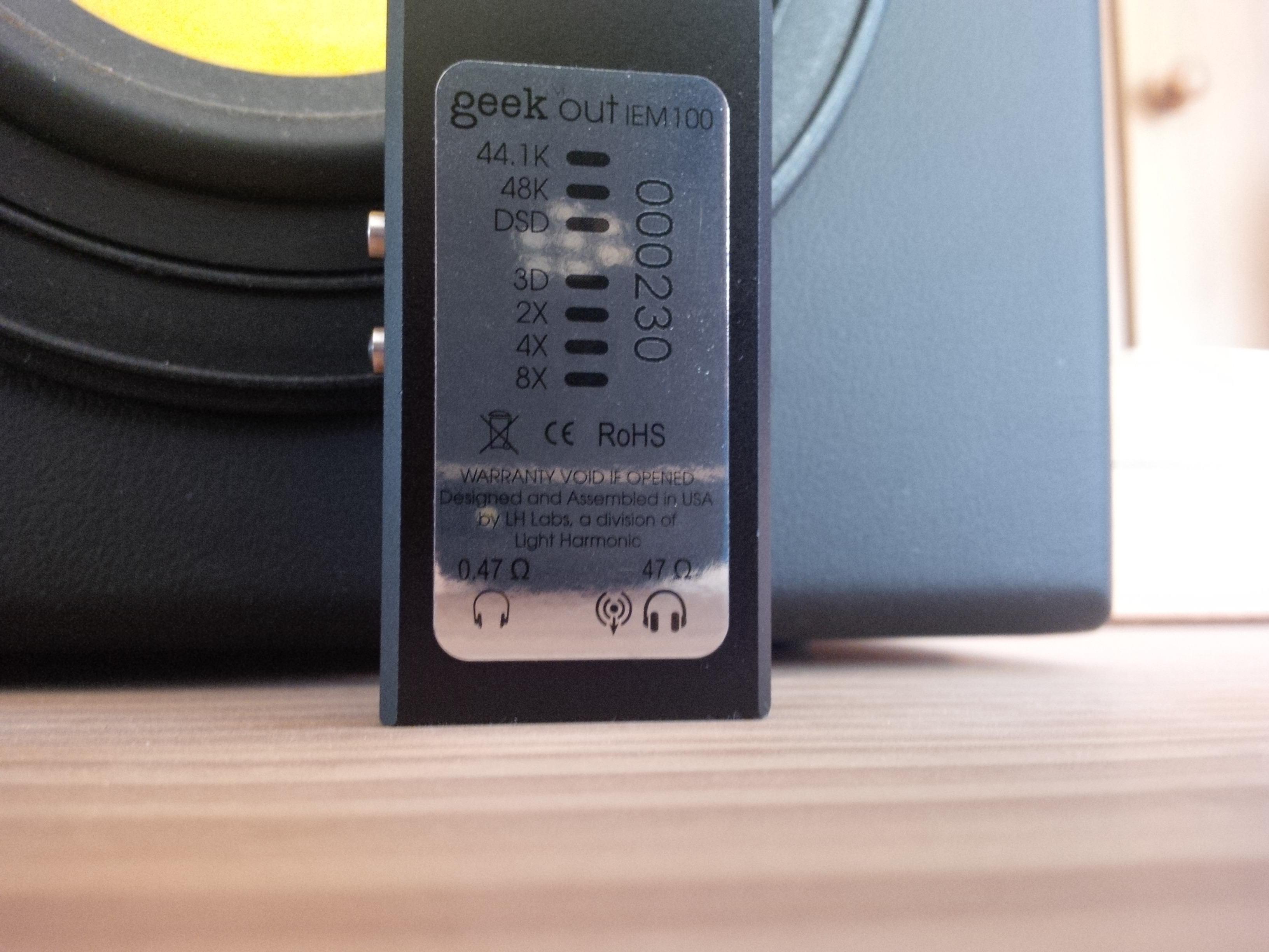 Geek Out IEM 100 USB DAC and Headphone Amplifier | Headphone Reviews ...