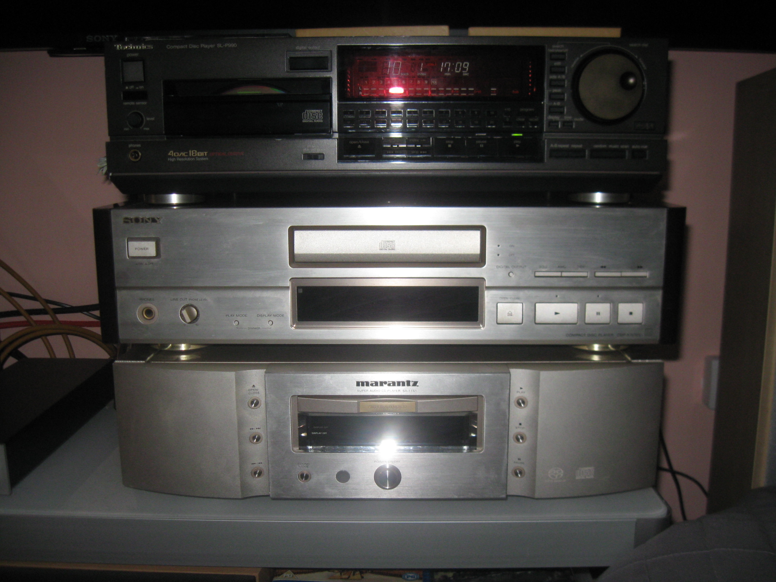 TECHNICS SL-P990 AS ONE OF THE BEST CD PLYERS I HERD from 80 ...
