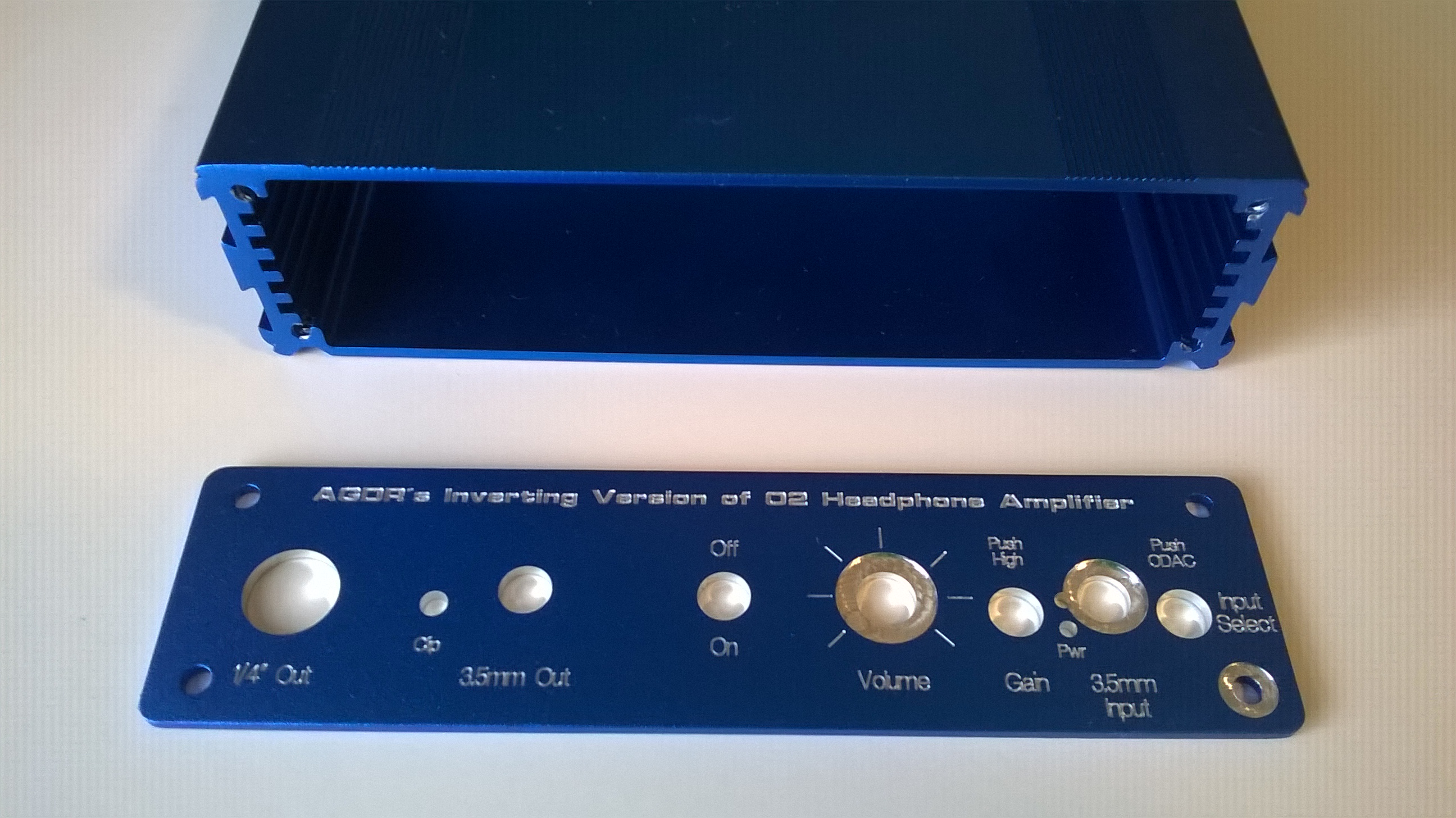 An inverting version of the O2 headphone amp vs. the original......DIY ...