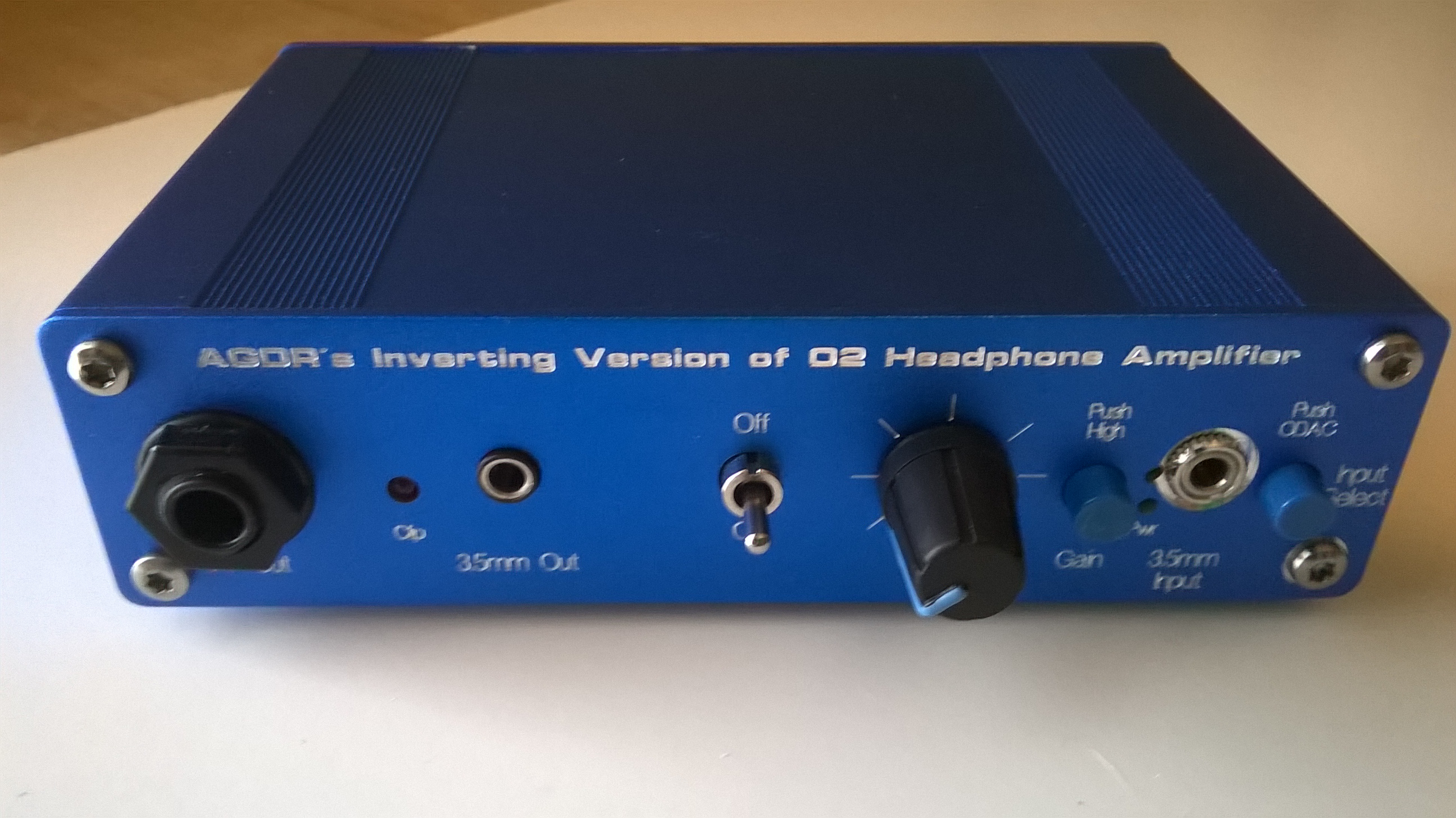 An inverting version of the O2 headphone amp vs. the original......DIY ...