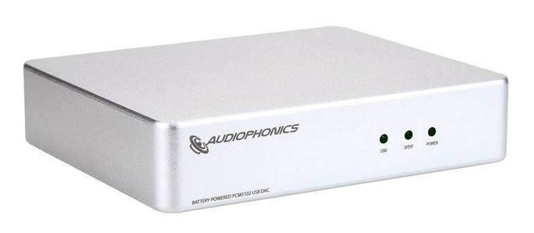 Audiophonics PCM5102 battery-powered 32-bit, 384kHz DAC with XMOS USB ...