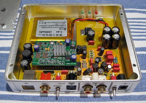 Audiophonics PCM5102 battery-powered 32-bit, 384kHz DAC with XMOS USB ...