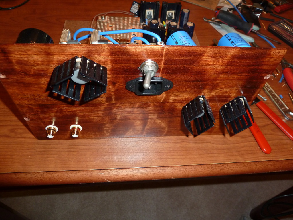 Custom DIY amp ... Custom Wood enclosure *** photos *** | Headphone ...