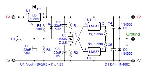 Virtual Ground (regulated!) - and Rail Splitter Circuits! | Headphone ...